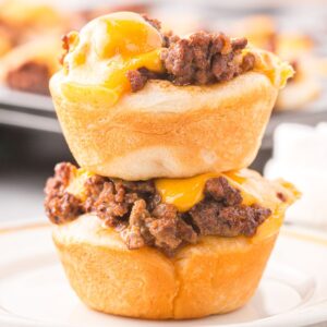 Cheeseburger Cups - Happy Family Recipes