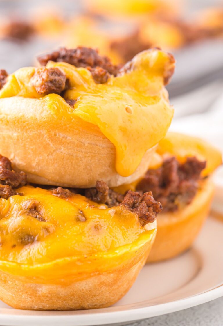 Cheeseburger Cups - Happy Family Recipes