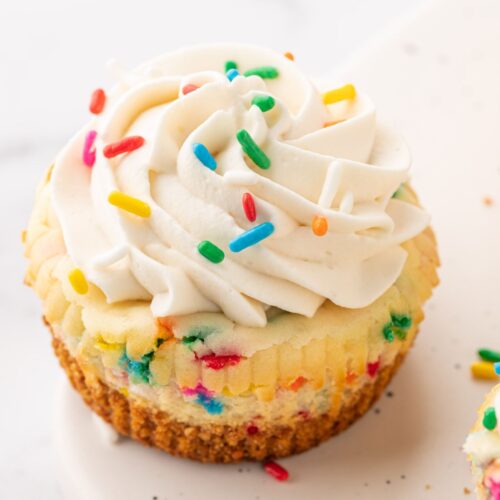 Mini Funfetti Cheesecake - Happy Family Recipes