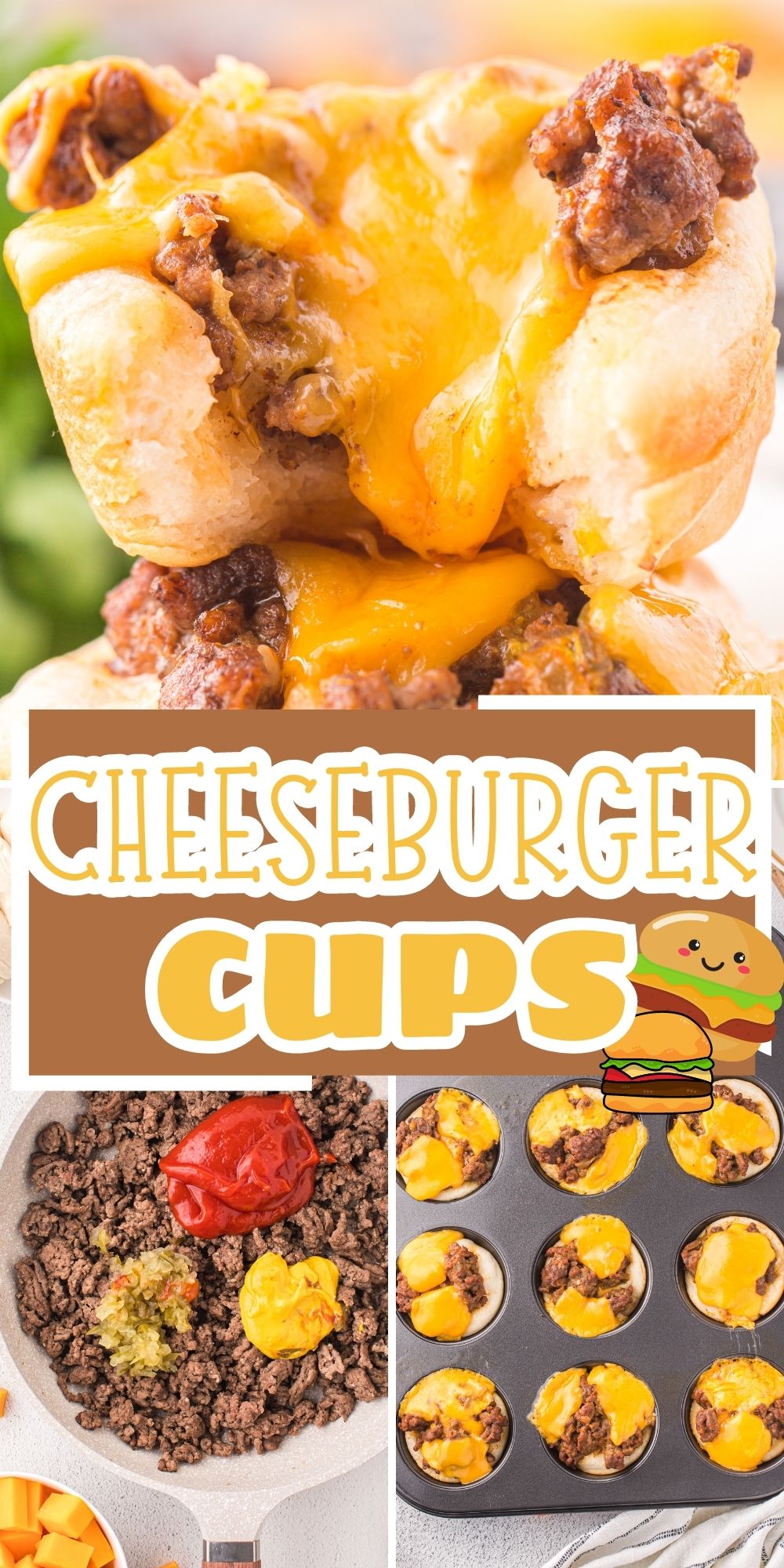 Cheeseburger Cups - Happy Family Recipes