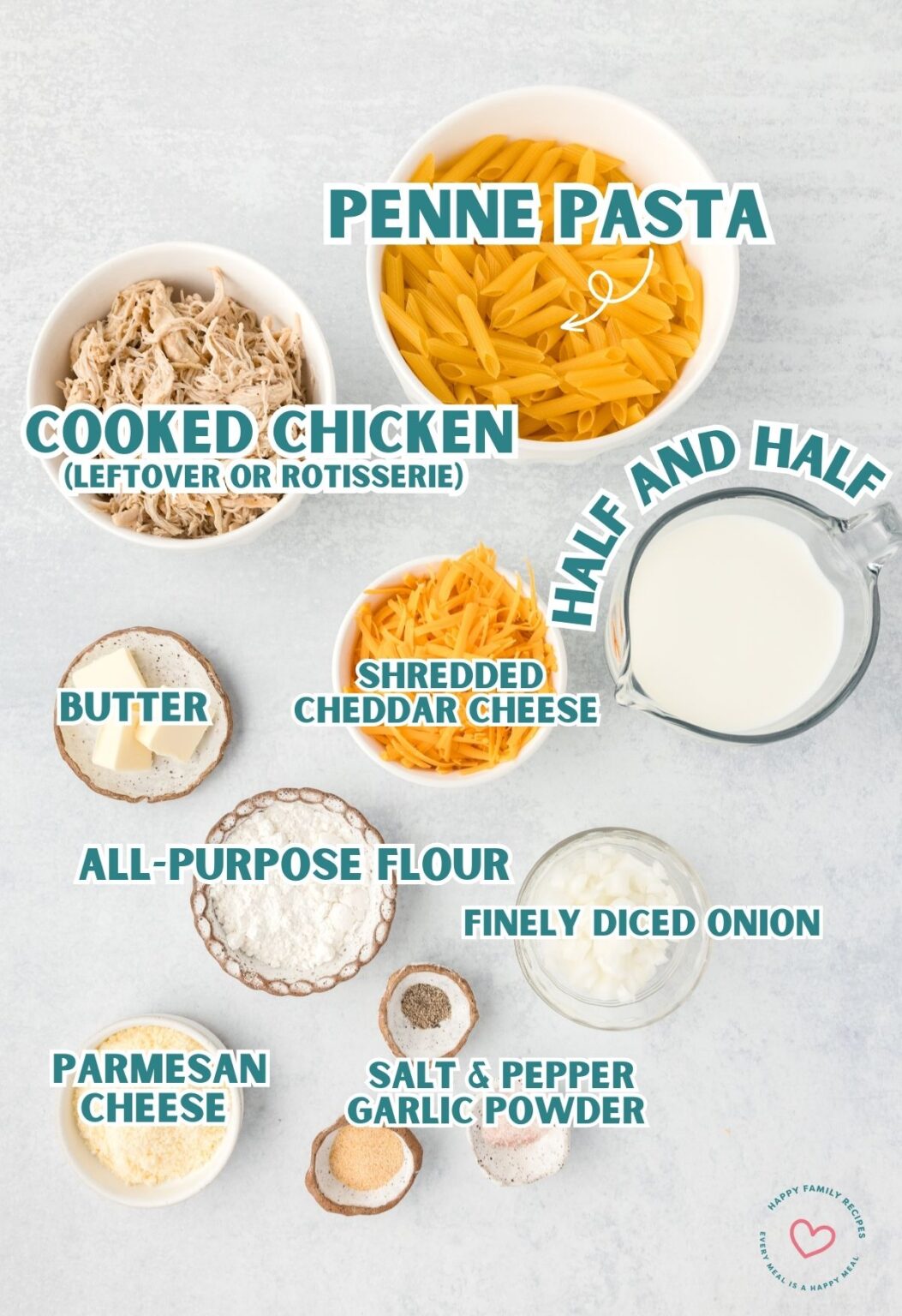 Easy Chicken Penne Pasta - Happy Family Recipes