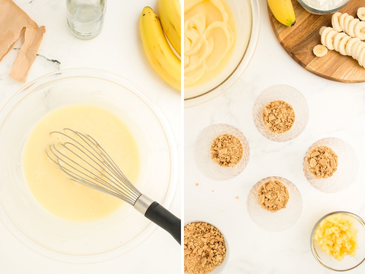 Banana Split Dessert Cups - Happy Family Recipes