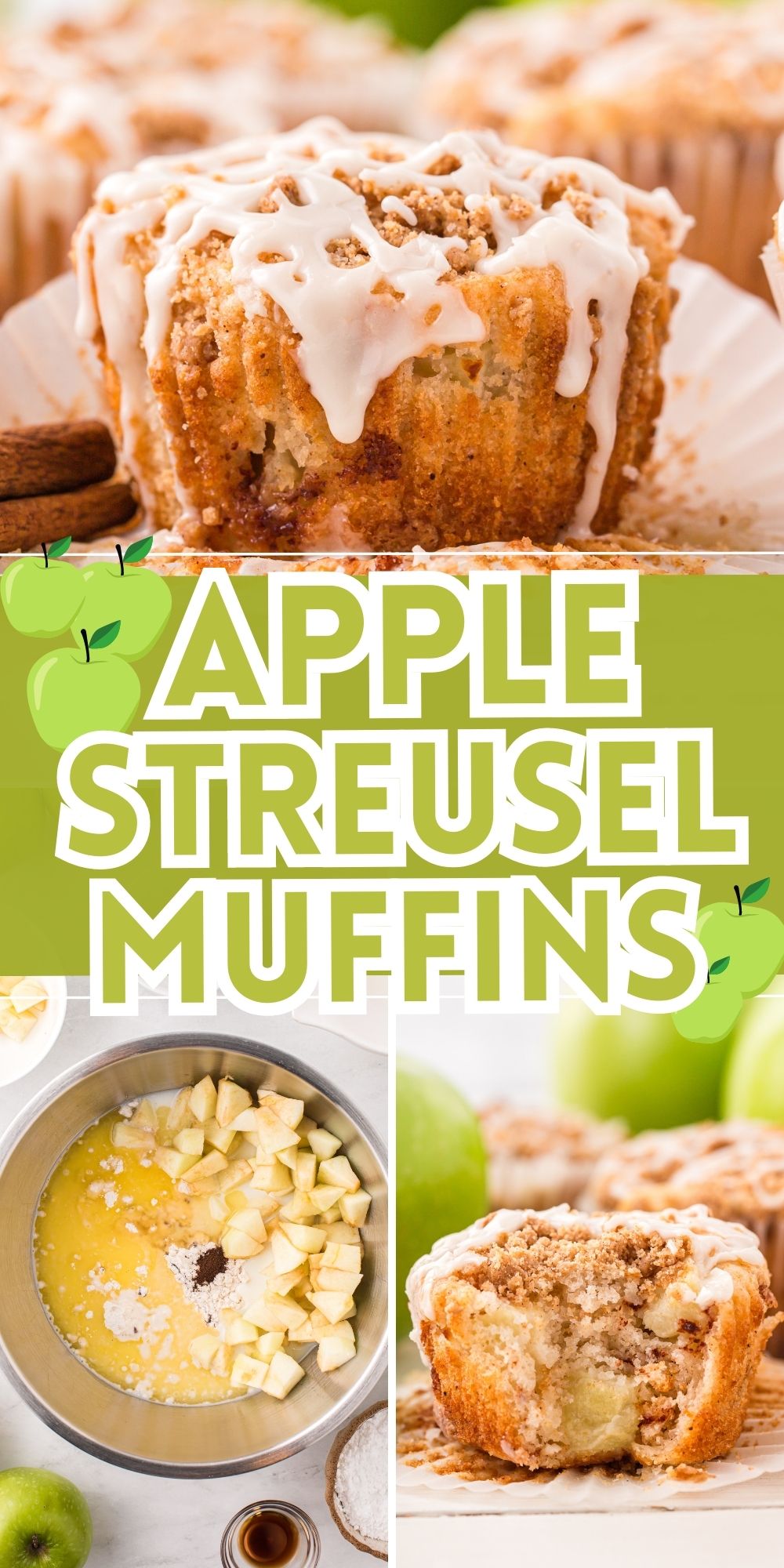 Easy Apple Streusel Muffins - Happy Family Recipes