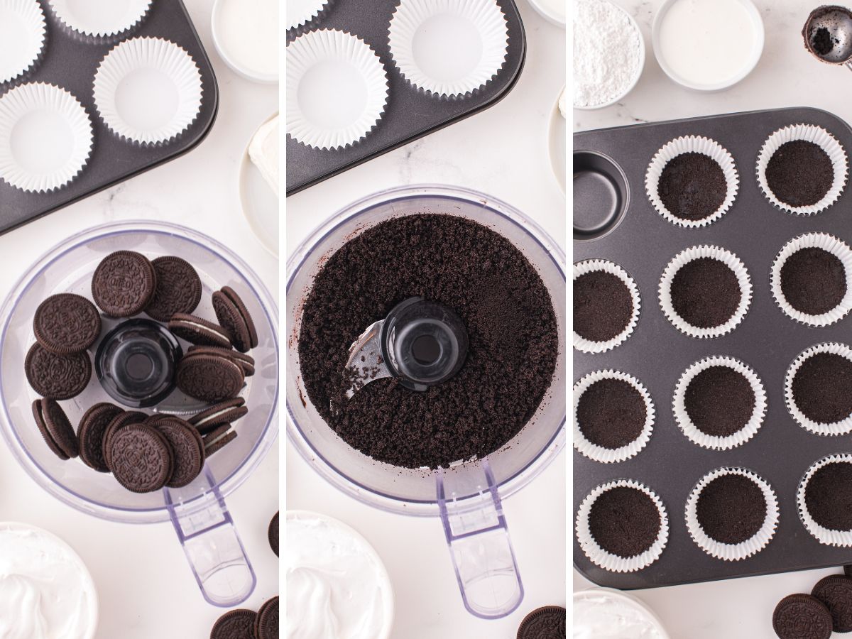 Mini Oreo Cheesecake Recipe (With Oreo Cookie Crust) - Happy Family Recipes