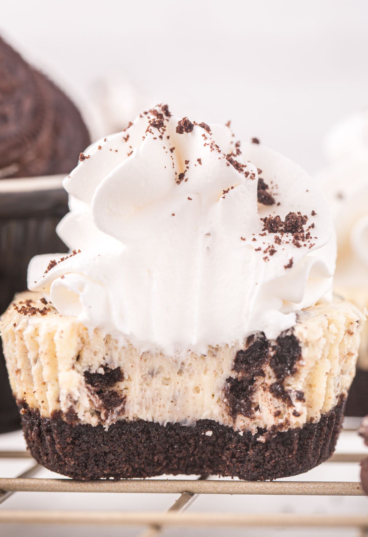 Mini Oreo Cheesecake Recipe (With Oreo Cookie Crust) - Happy Family Recipes
