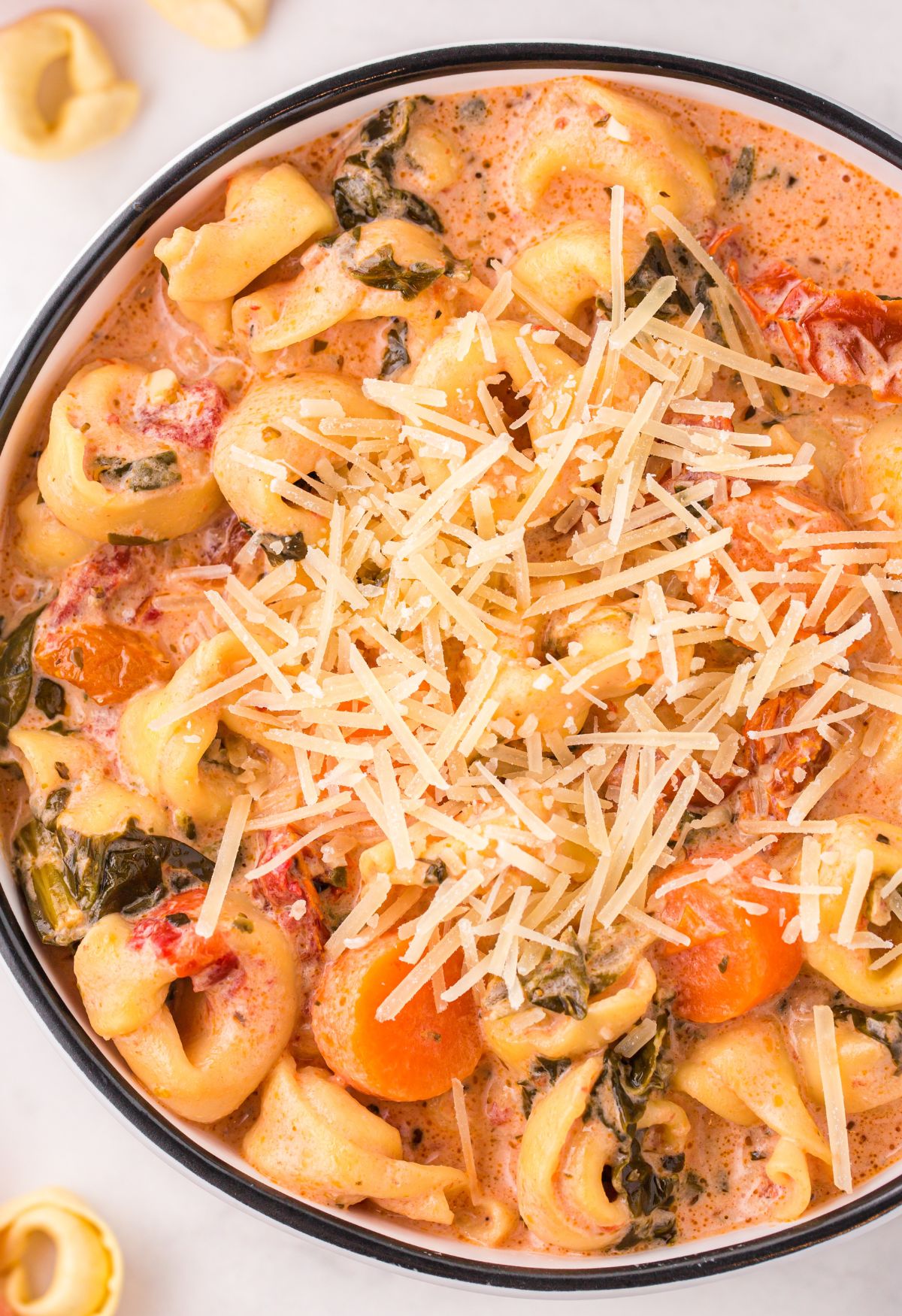 Sun-Dried Tomato Creamy Tortellini Soup - Happy Family Recipes