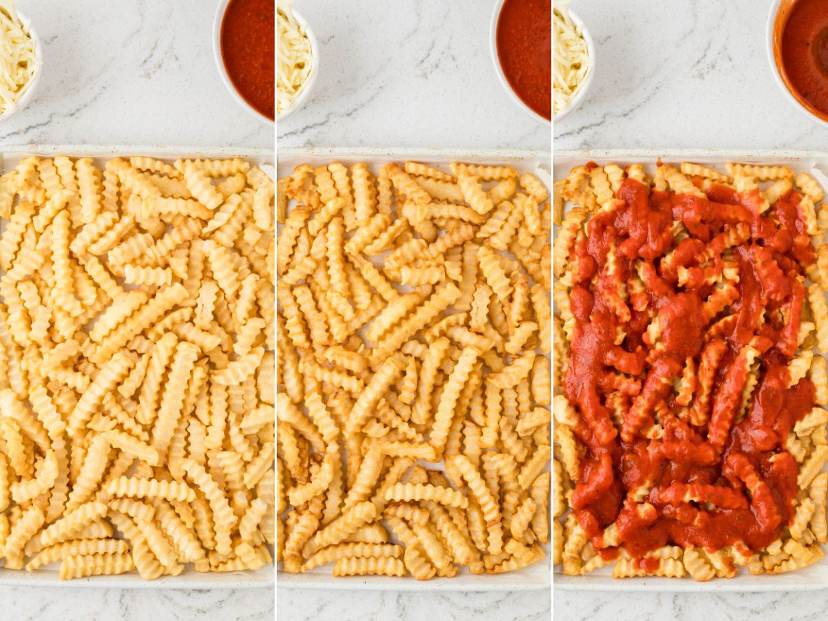 Cheesy Pepperoni Pizza Fries - Happy Family Recipes