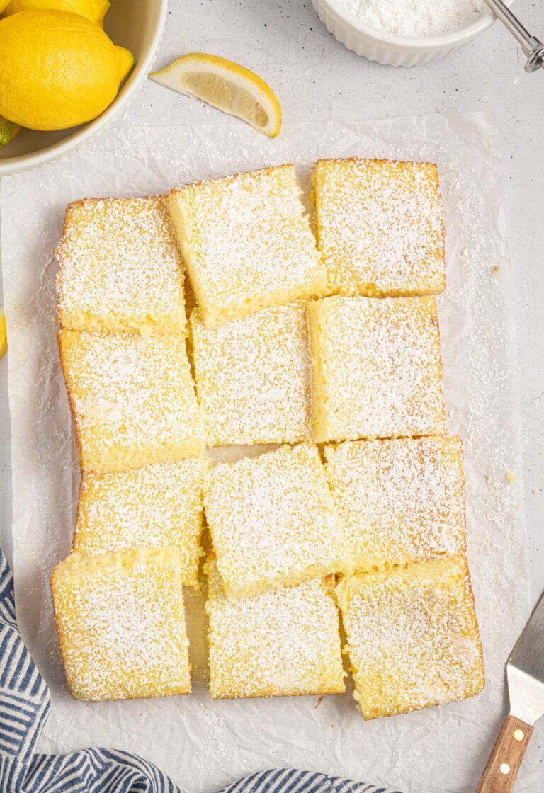 2-Ingredient Lemon Bars (With Angel Food Cake Mix) - Happy Family Recipes
