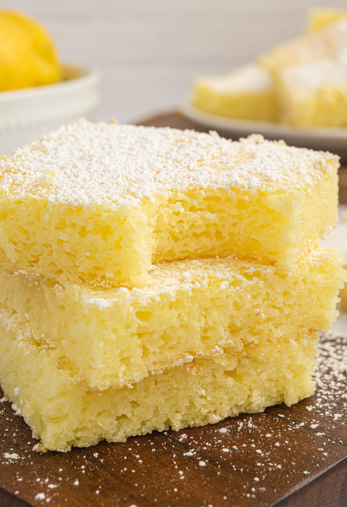 2-Ingredient Lemon Bars (With Angel Food Cake Mix) - Happy Family Recipes